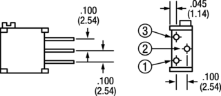 3296Z-1-102LF Bourns - Datasheet PDF & Technical Specs