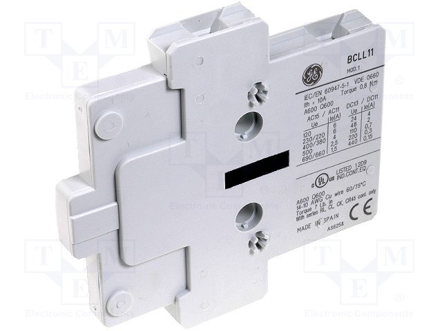 BCLL11 General Electric - Datasheet PDF & Technical Specs