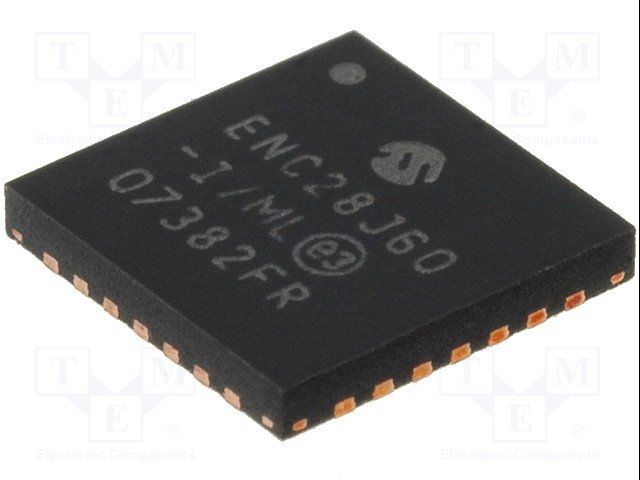 ENC28J60-I/ML Microchip - Datasheet PDF & Technical Specs