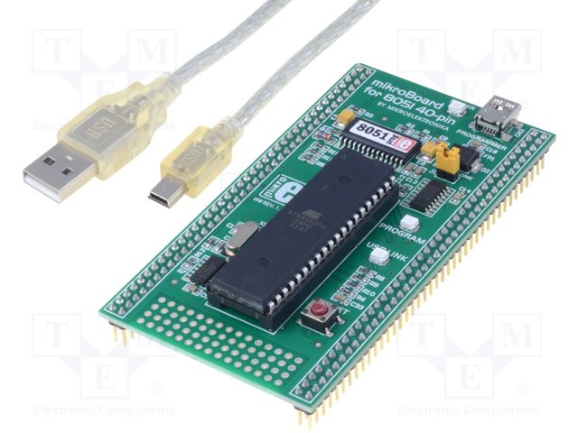 MIKROBOARD FOR 8051 40-PIN AT89S8253 mikroElektronika - Datasheet PDF ...