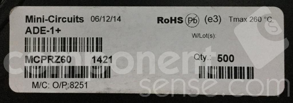 ADE-1+ Mini-Circuits - RF Mixers - Distributors, Price Comparison, and ...