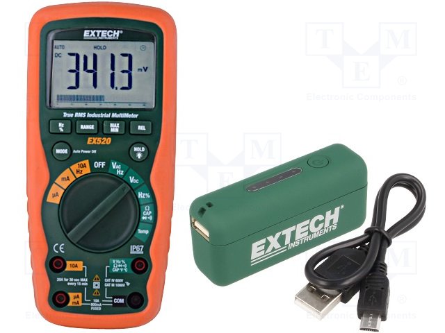 EX520 Extech Instruments - Datasheet PDF & Technical Specs
