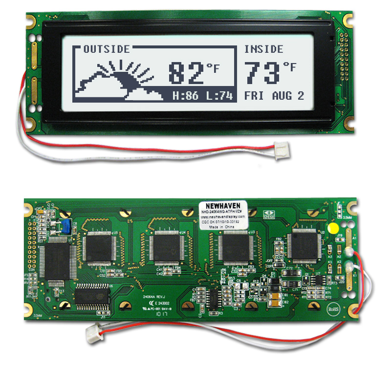 NHD-24064WG-ATFH-VZ# Newhaven Display - LCD, OLED, Graphic Displays ...