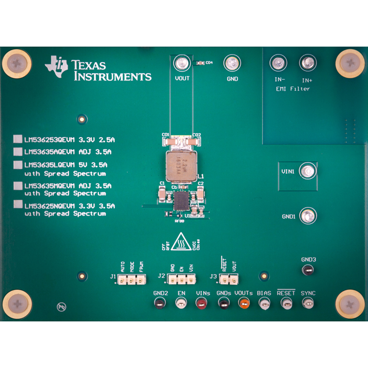 LM53635AQEVM Texas Instruments - Datasheet PDF & Technical Specs