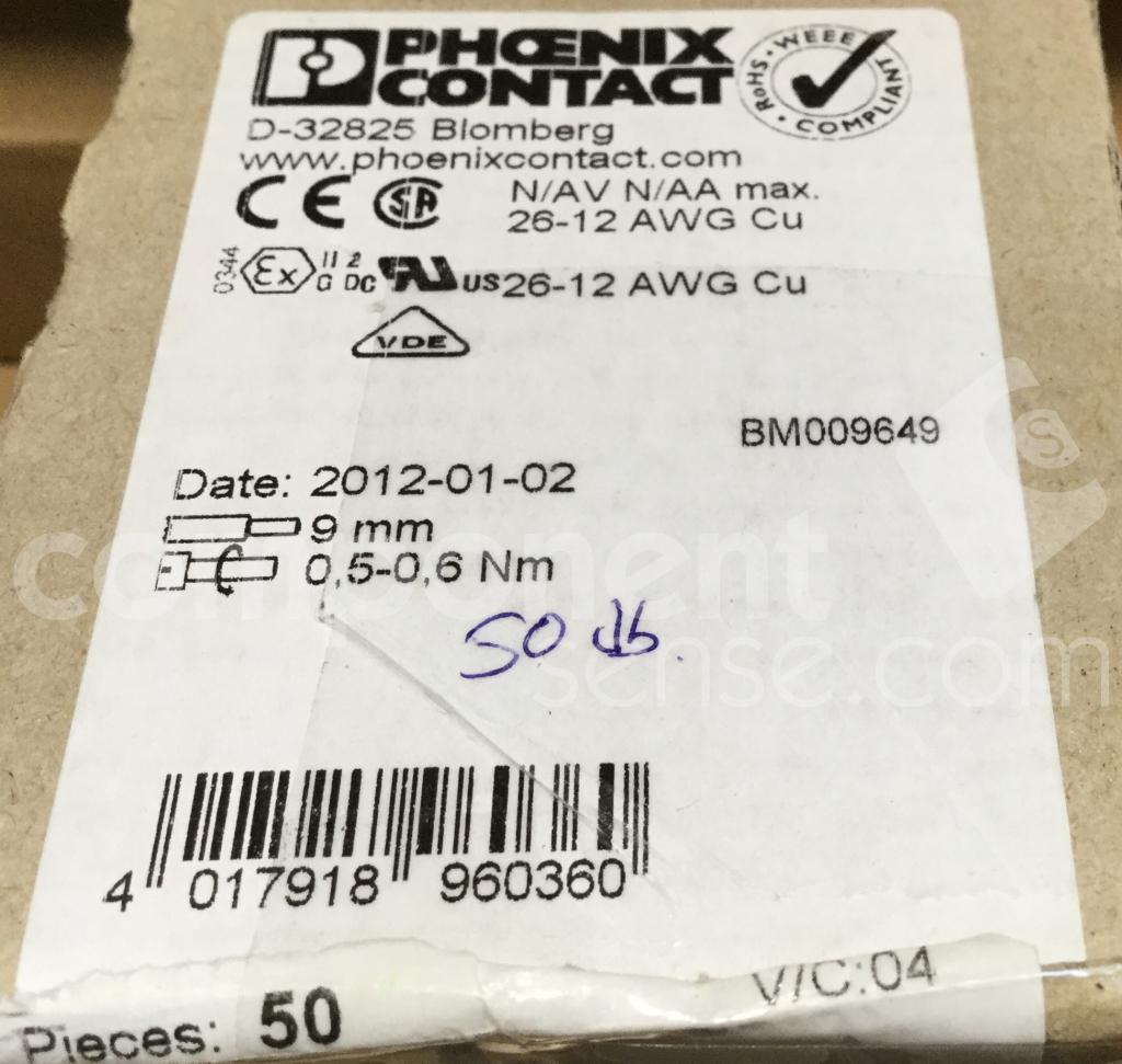 3044092 Phoenix Contact - Datasheet PDF & Technical Specs