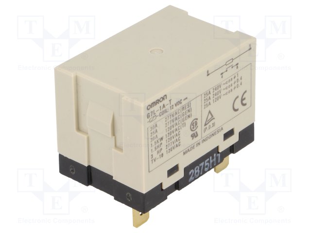 G7L-1A-T 12VDC Omron - Datasheet PDF & Technical Specs