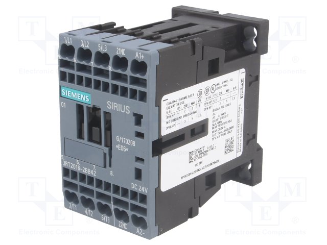 3RT20162BB42 Siemens - Datasheet PDF & Technical Specs