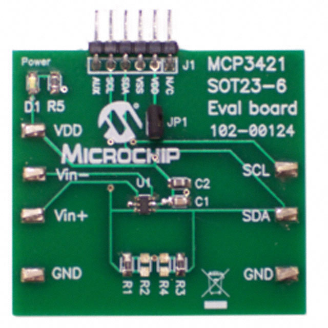 MCP3421EV Microchip - Datasheet PDF & Technical Specs