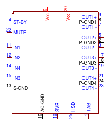 TDA7850 STMicroelectronics - Datasheet PDF & Technical Specs