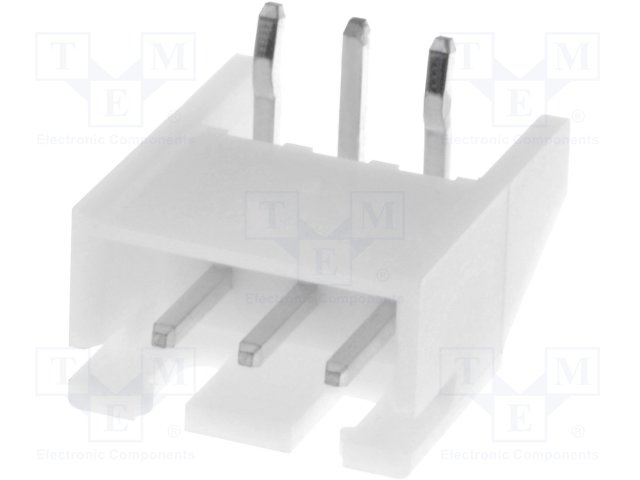 JST S3B-XH-A-1: Symbol, Footprint, 3D STEP Model | Ultra Librarian