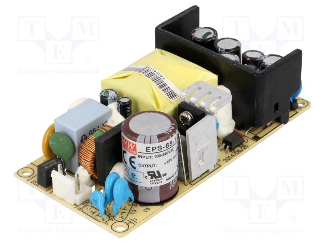 EPS-65-12 Mean Well - Datasheet PDF & Technical Specs