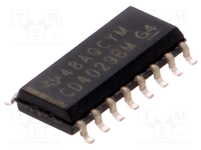 CD4029BM Texas Instruments - Datasheet PDF & Technical Specs