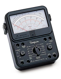 simpson electric analog multimeter